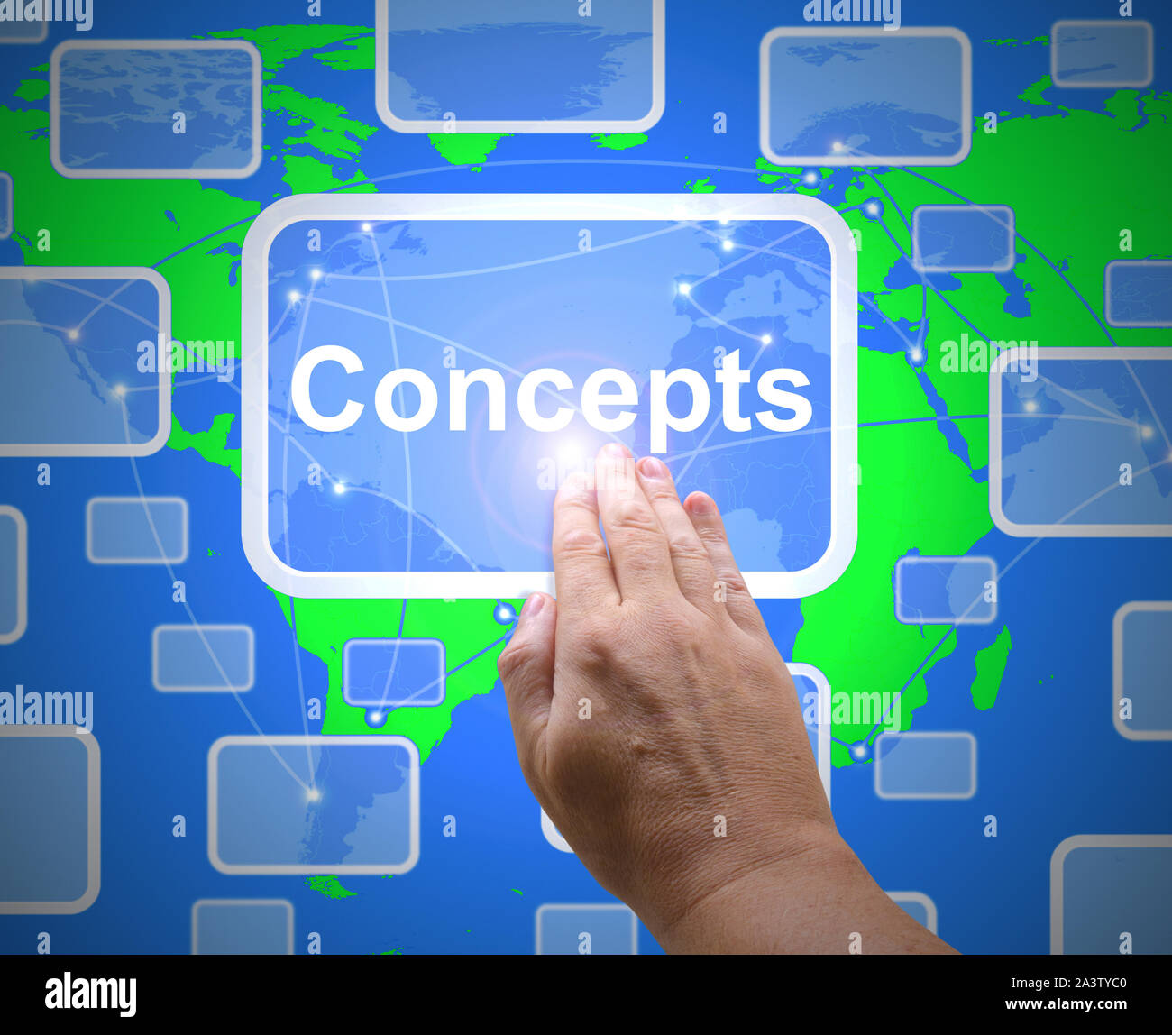 Concept or hypothesis icon means visualising the idea. A basic proposal ...