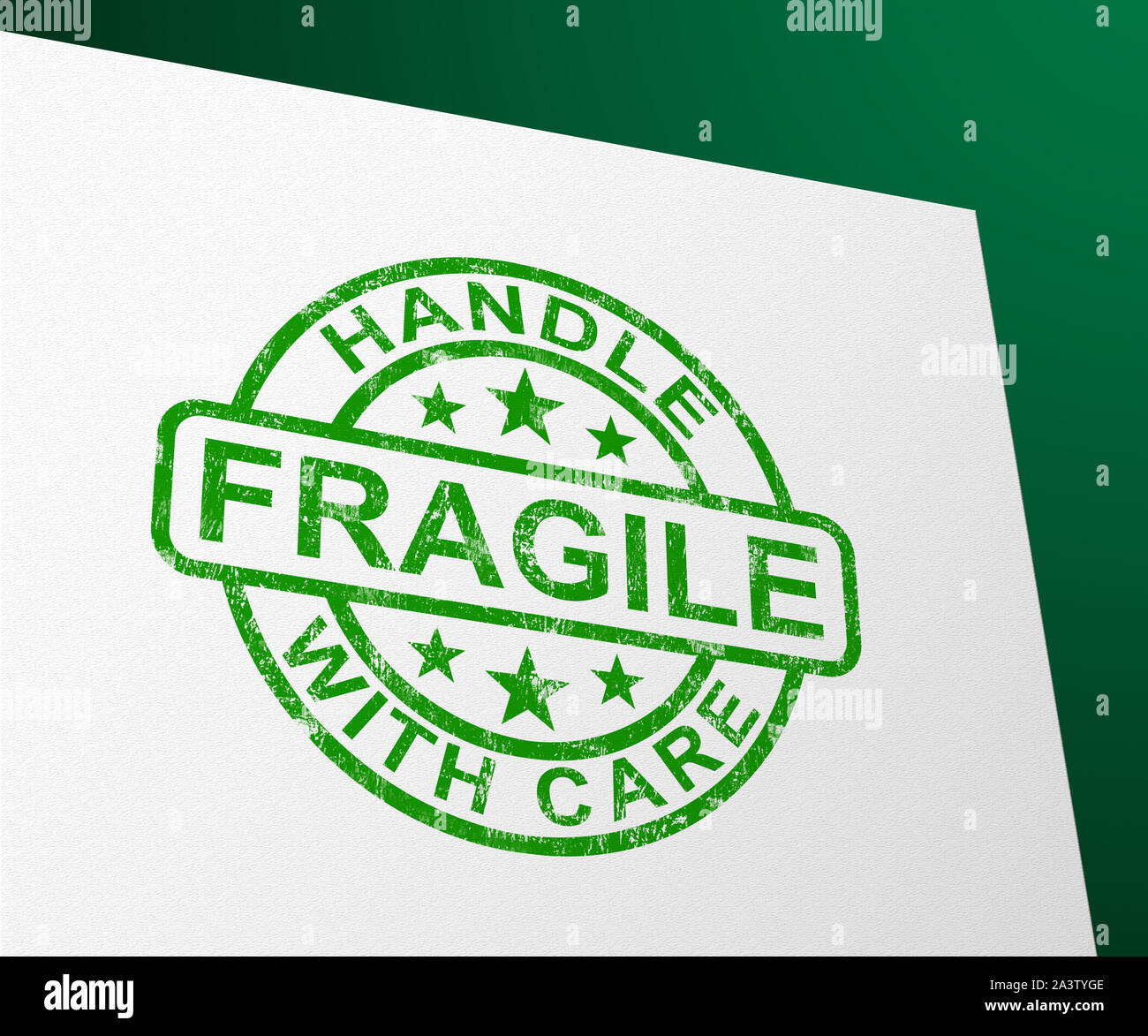 Fragile stamp means handle with care and be careful. Delicate and ...