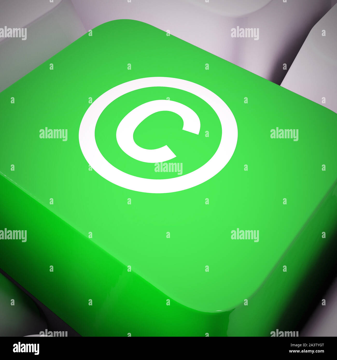 Copyrighted icon concept means protected and trademark property ...