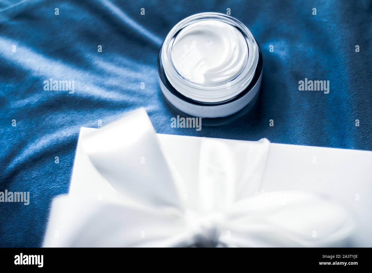 Cosmetic branding, moisturizing emulsion and facial care concept ...