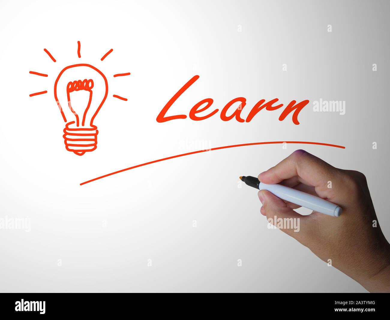 Learn concept icon means to study and understand. Further education in ... Learn concept icon means to study and understand. Further education in ...