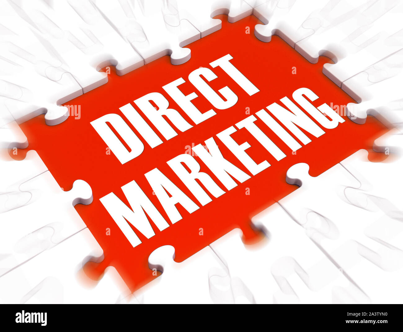 Direct marketing concept icon means commercial salesmanship on the ...