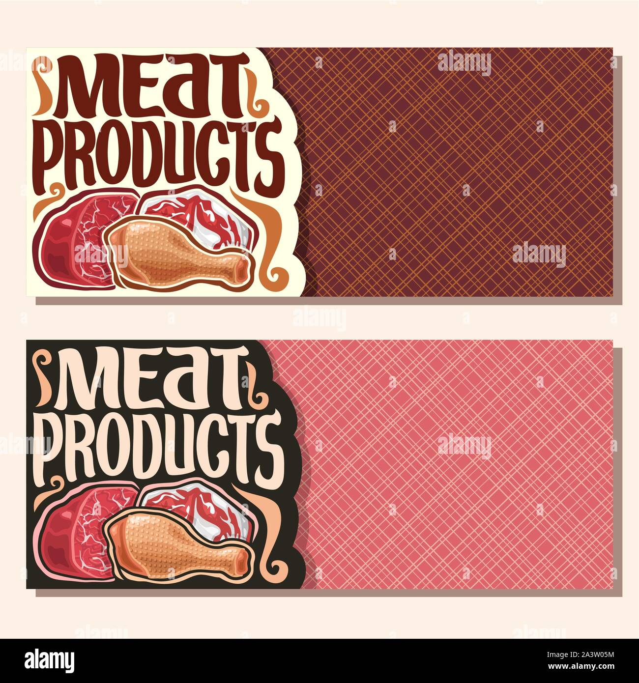 Marble pork Stock Vector Images - Alamy