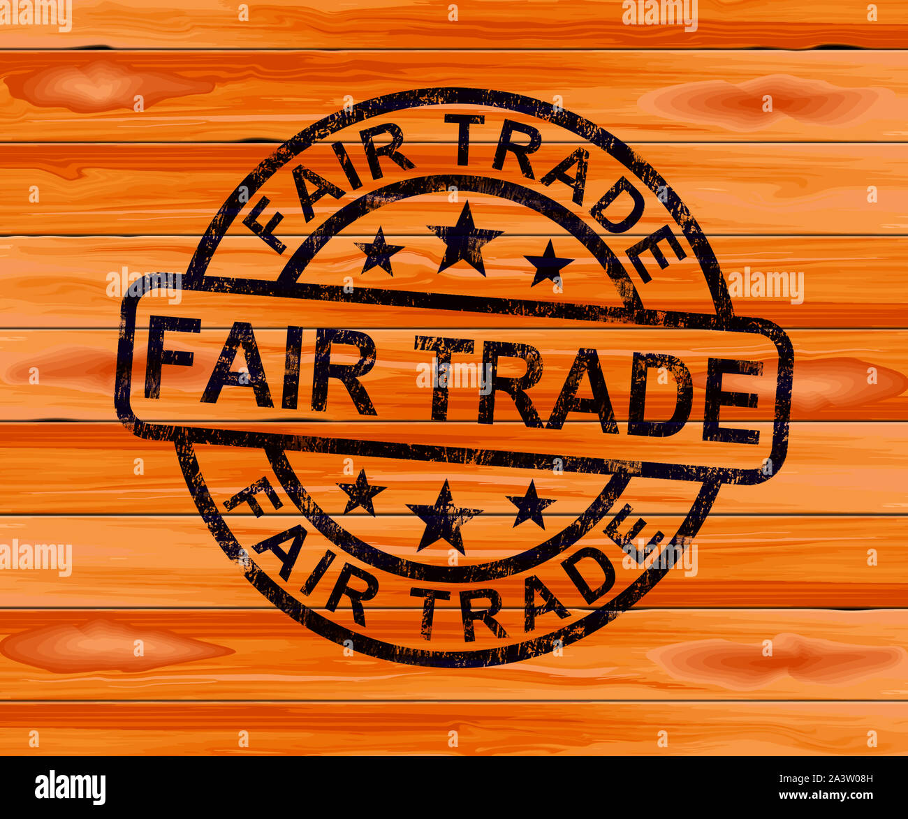 Fairtrade concept icon means equitable dealings with suppliers ...