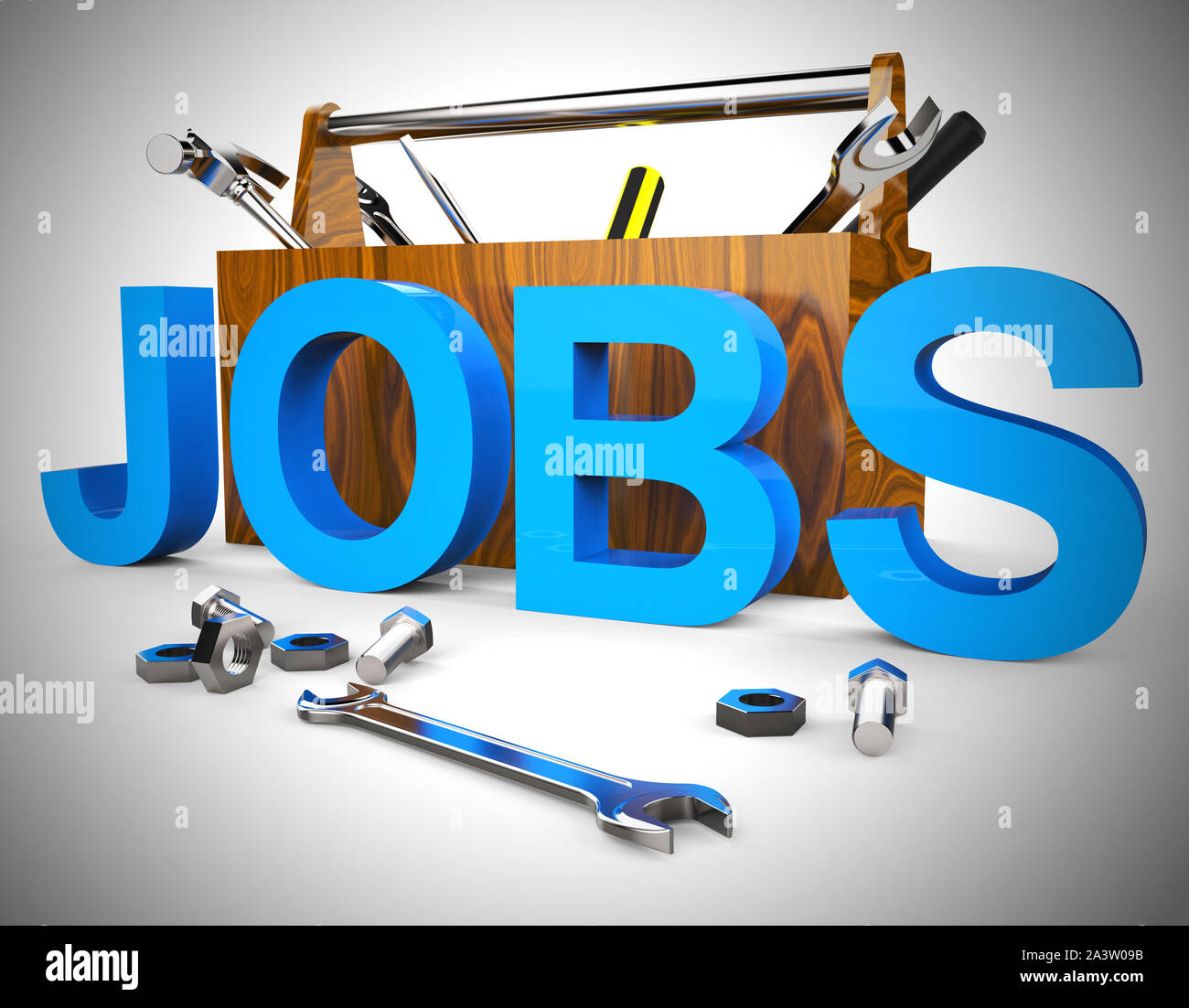 Jobs concept icon means a career or position in employment. Recruitment ...