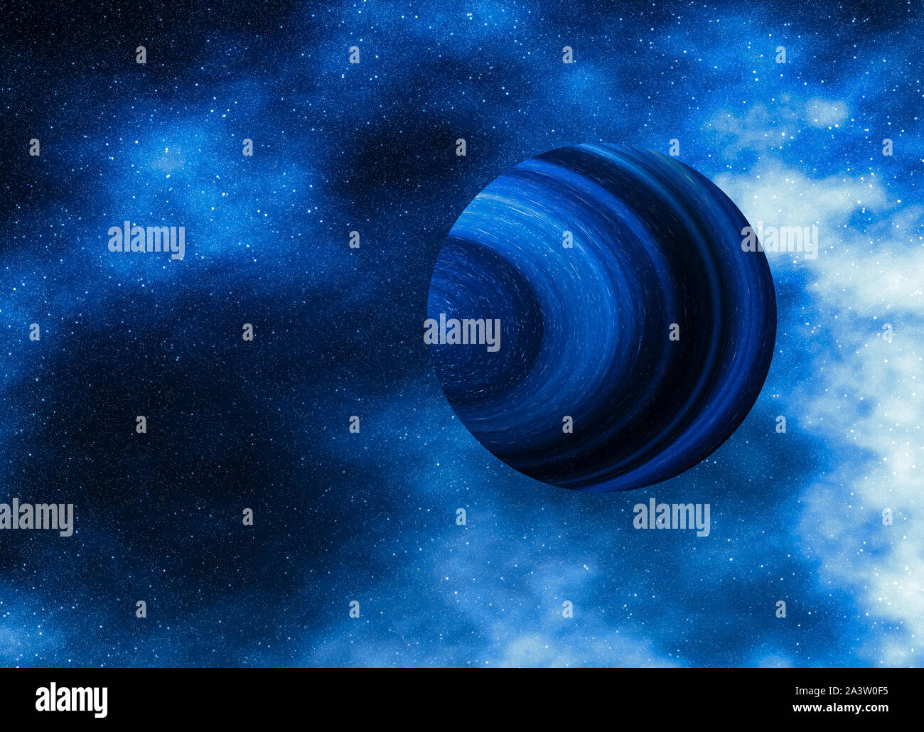 Discovery in astronomy, cosmic abstract and future technology concept ...