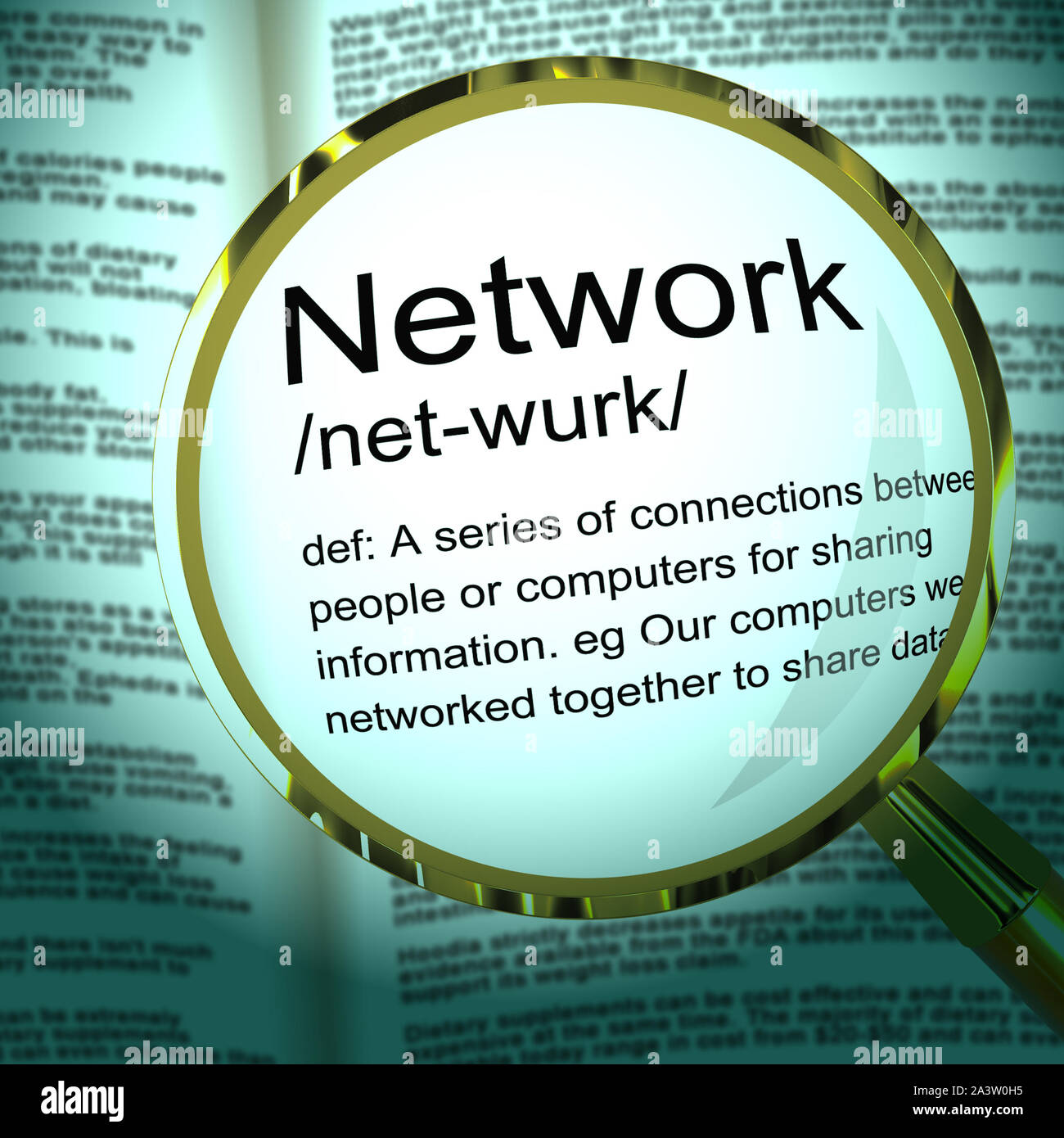 Network or networking concept icon means interlinking and exchanging ...