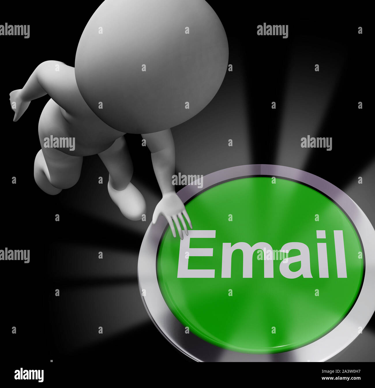 Messaging and mailing icons hi-res stock photography and images - Alamy