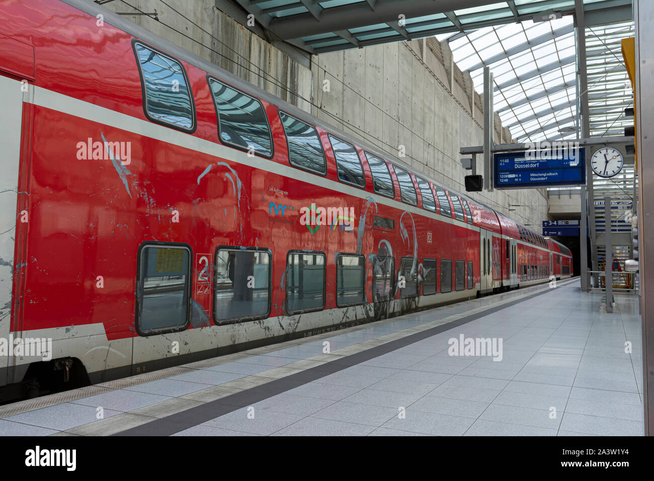 Germany Train station Stock Photo - Alamy