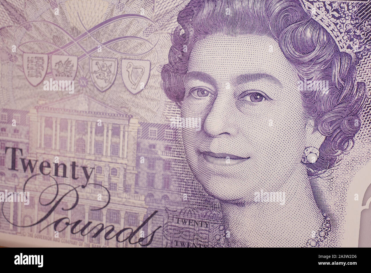 The unveiling of the full design of the new ??20 note featuring JMW ...