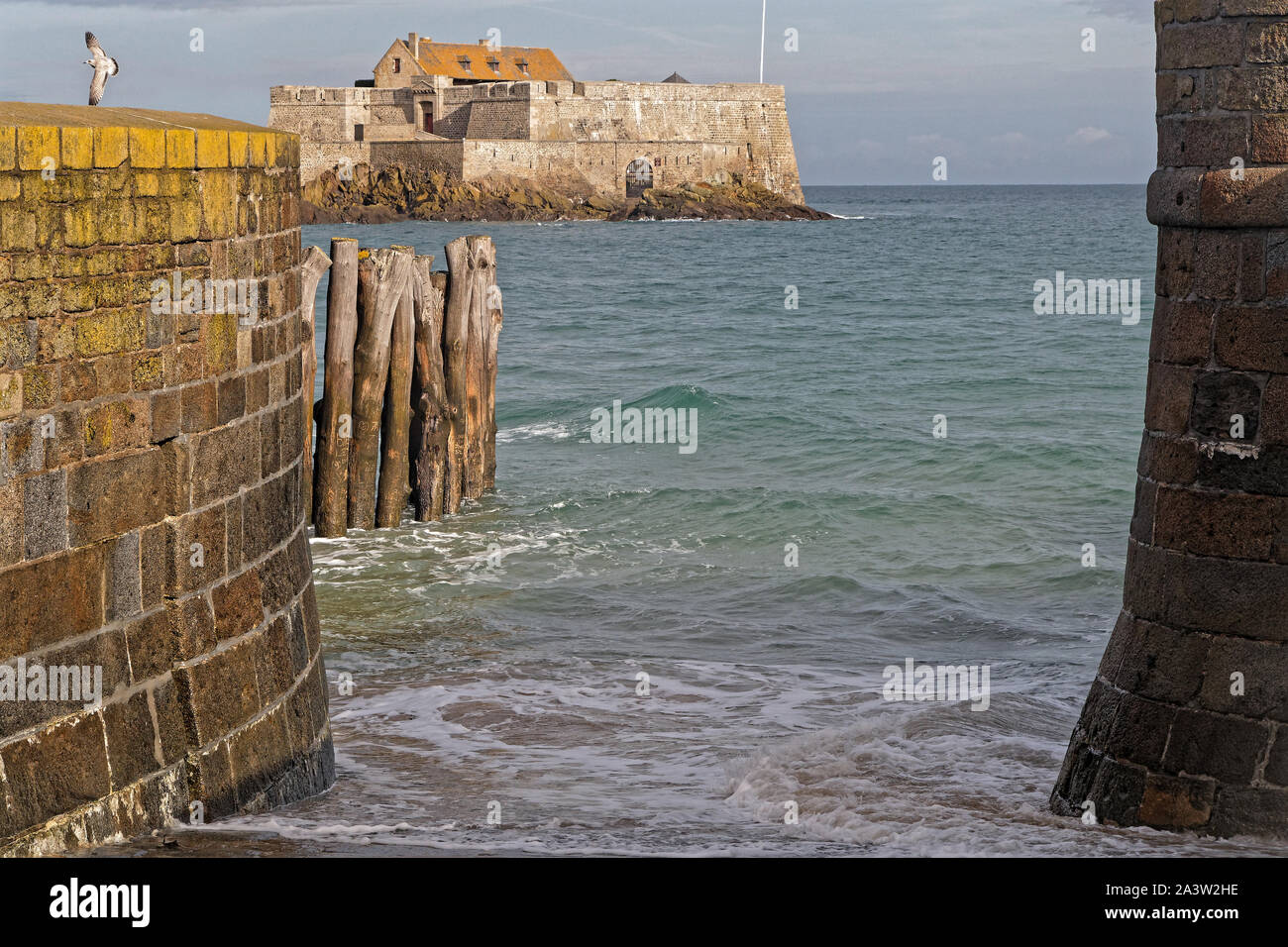 Fort National is a fort on a tidal island a few hundred metres off the ...