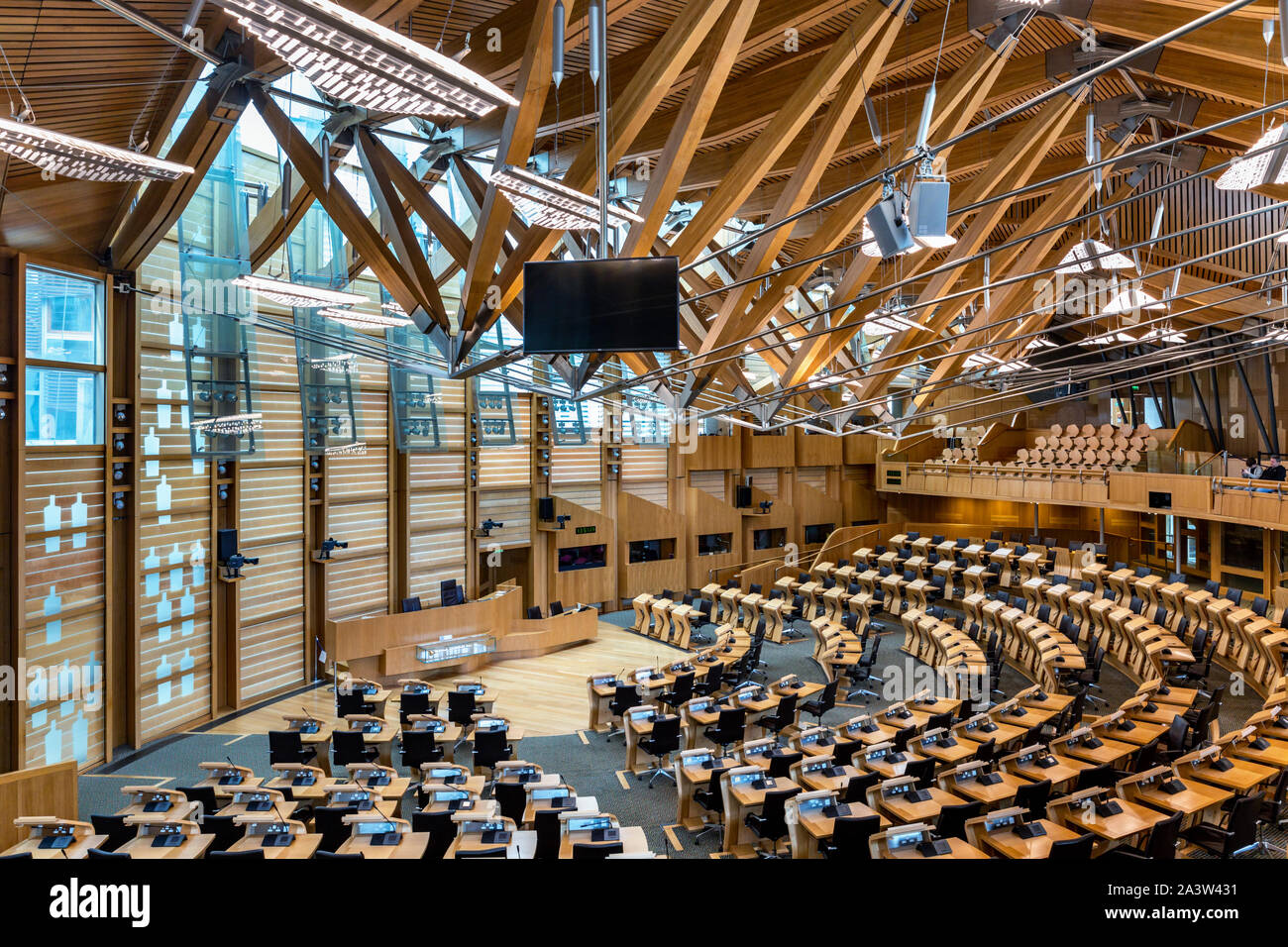 Scottish parliament interior hi-res stock photography and images - Alamy