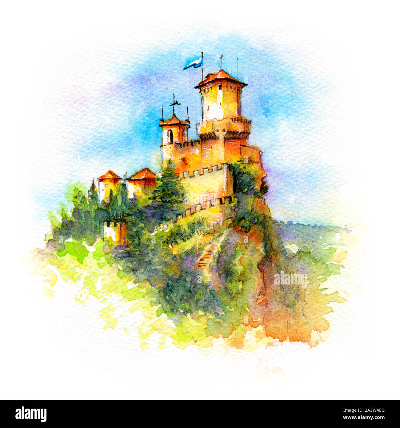 Fortress city Cut Out Stock Images & Pictures - Alamy