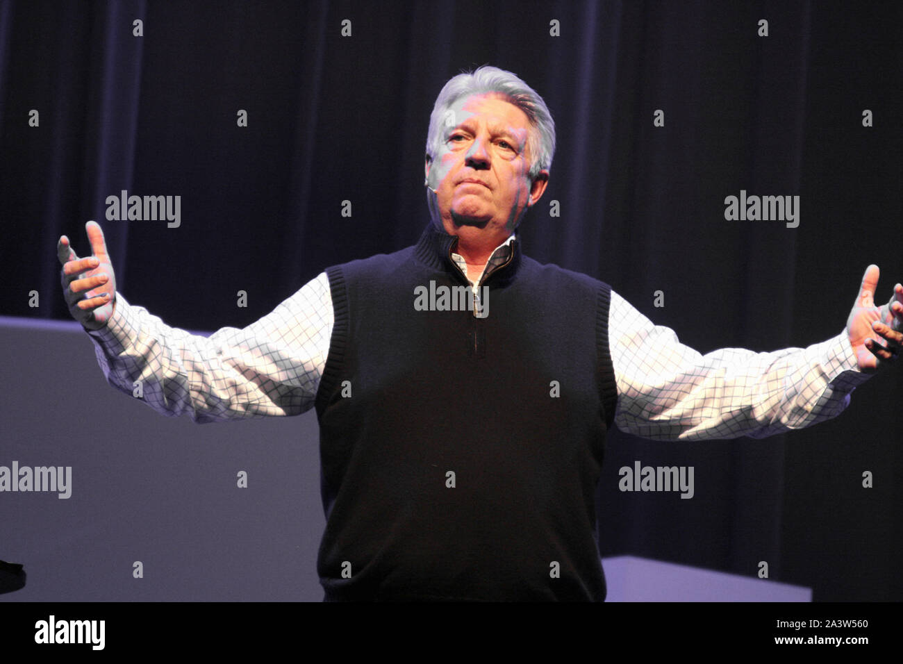American Baptist pastor Jack Graham preaching at Liberty University in ...