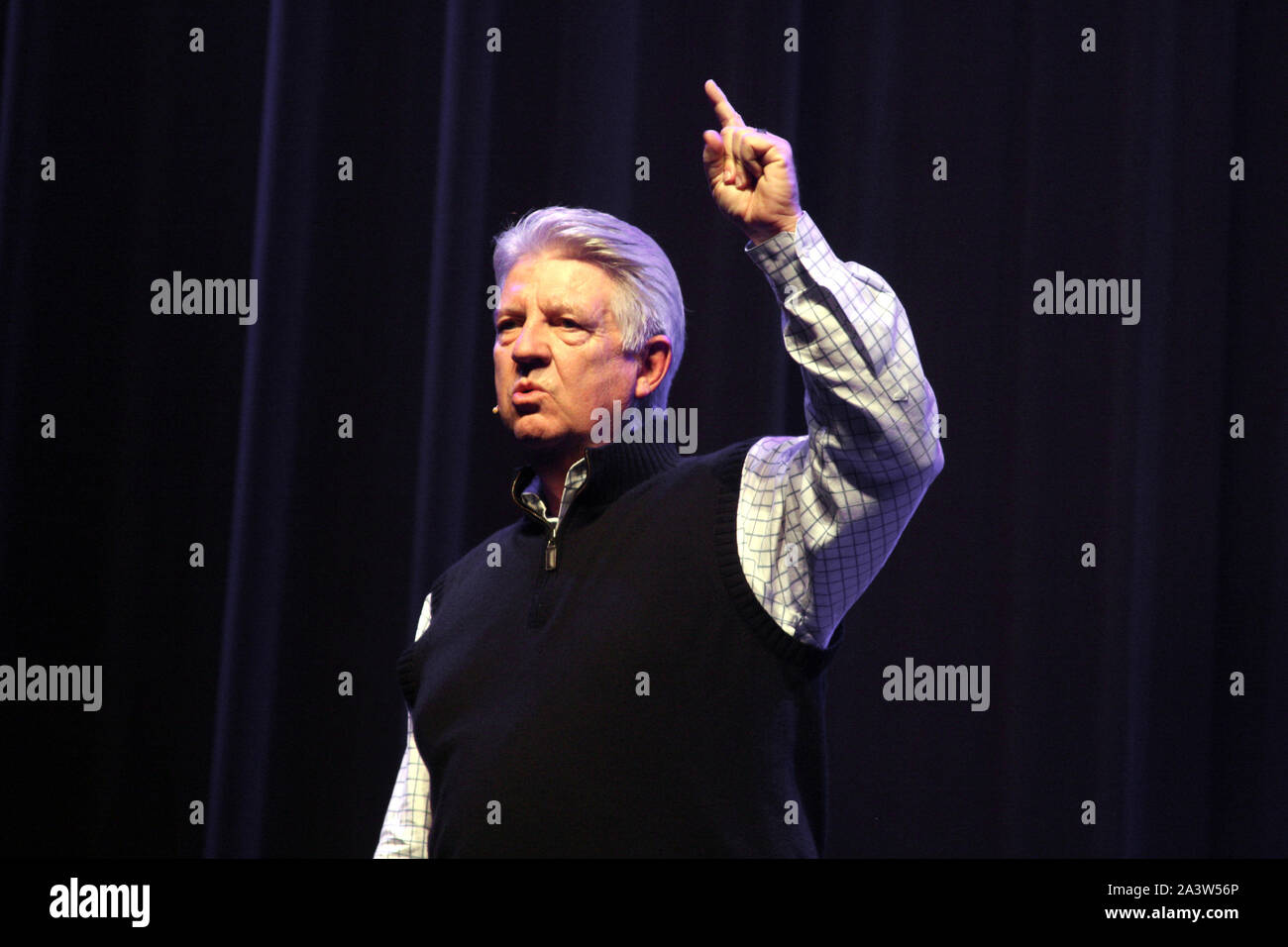 American Baptist pastor Jack Graham preaching at Liberty University in ...