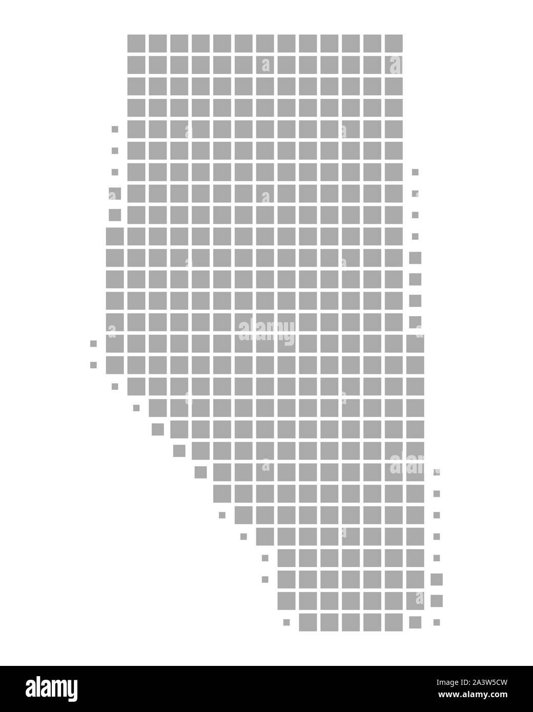Map of Alberta Stock Photo - Alamy