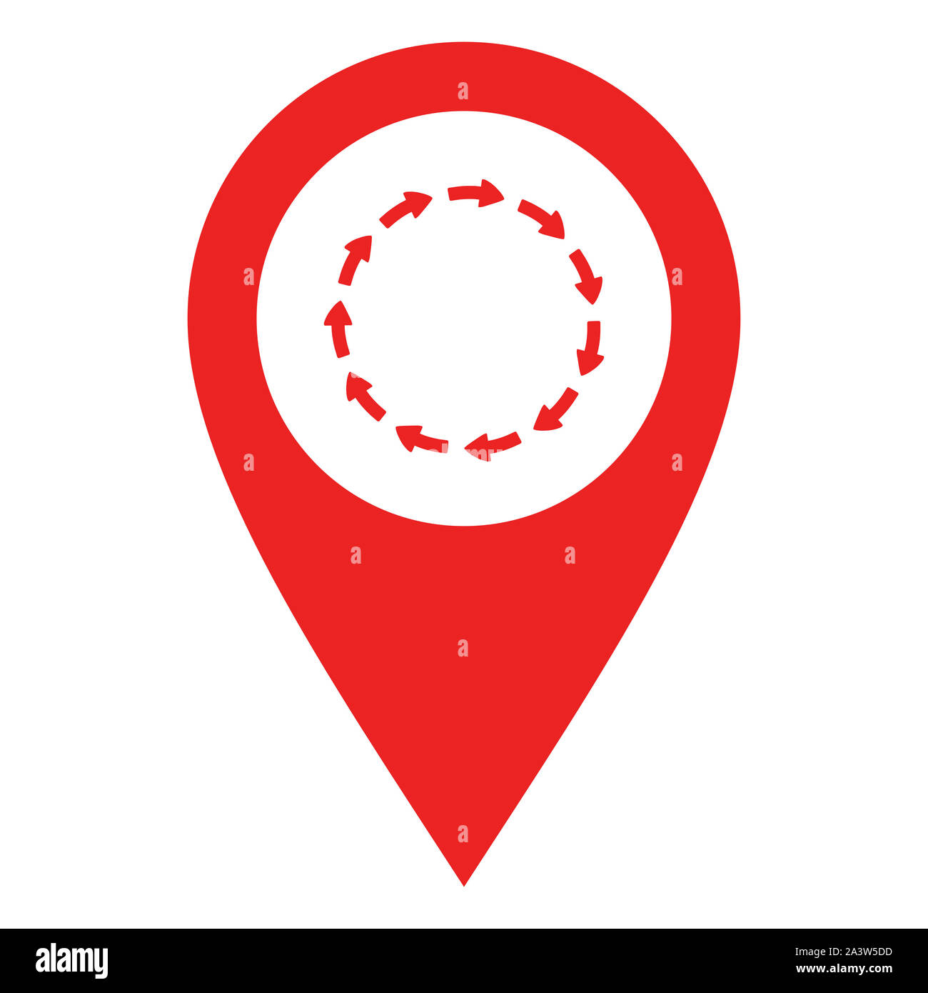 Pin pointer location arrows hi-res stock photography and images - Alamy