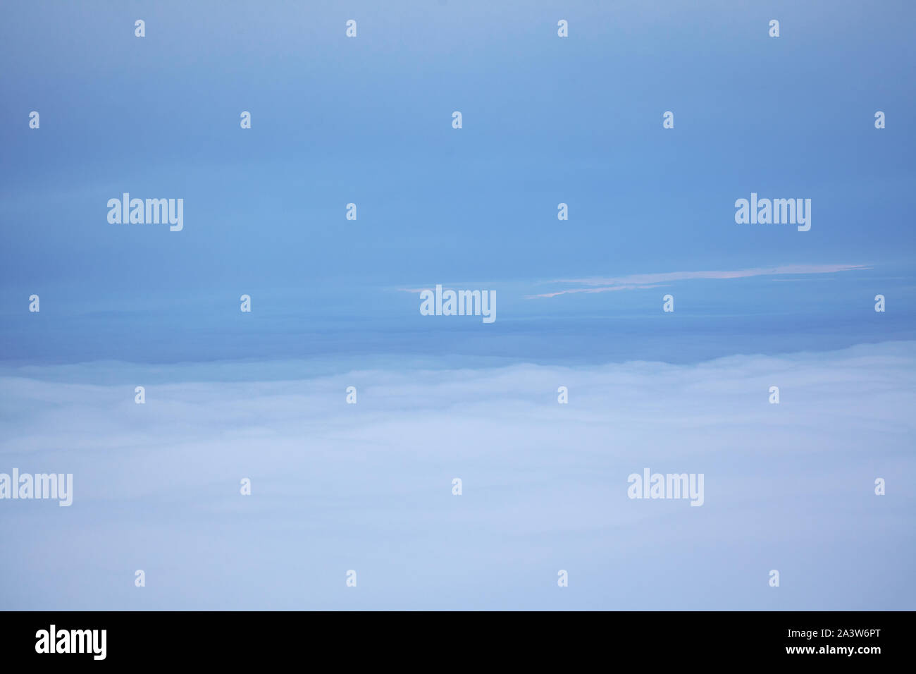 endless blue sky with white clouds Stock Photo - Alamy