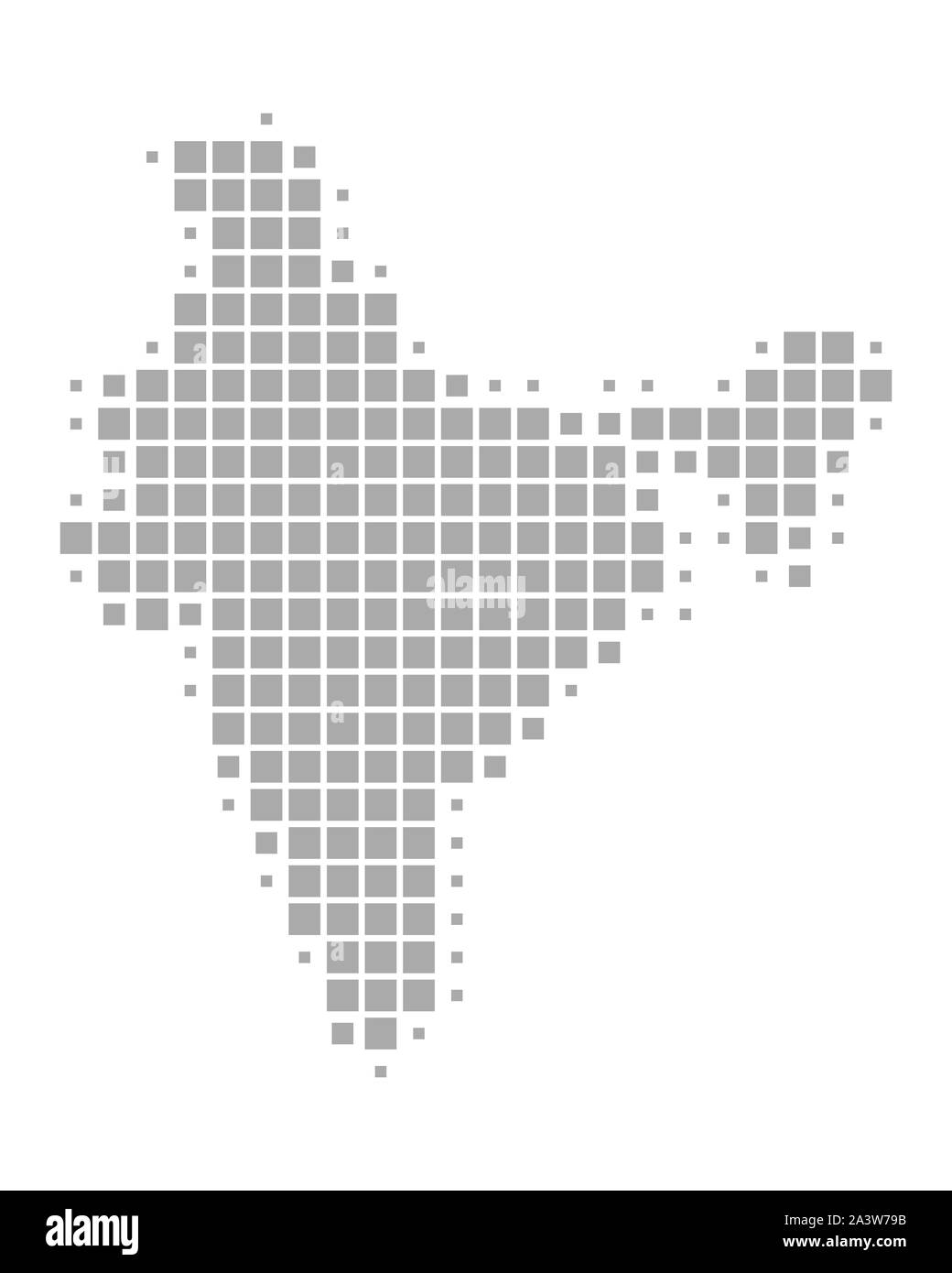 Map of India Stock Photo - Alamy