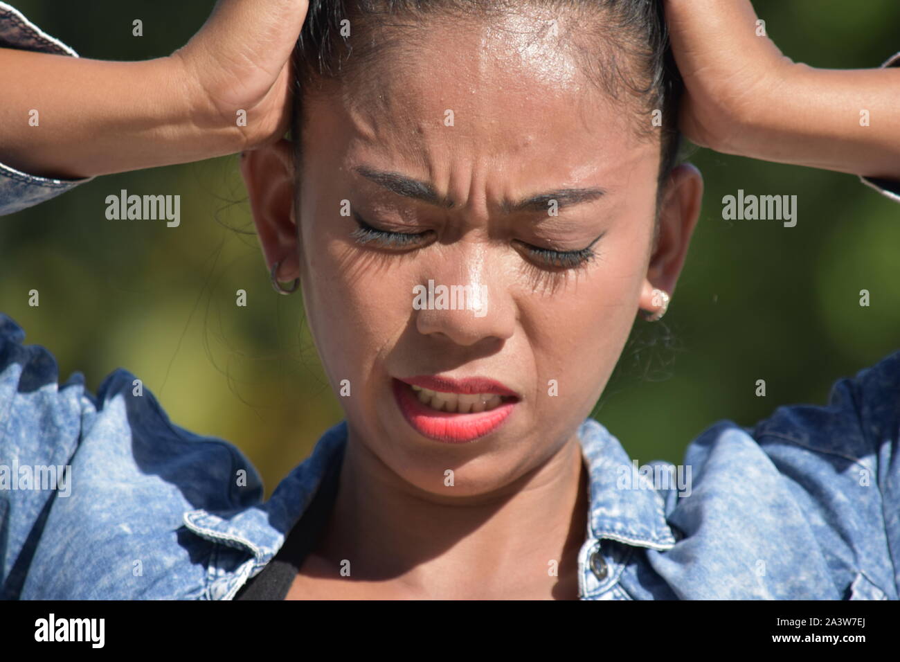 Confused Young Asian Person Stock Photo - Alamy