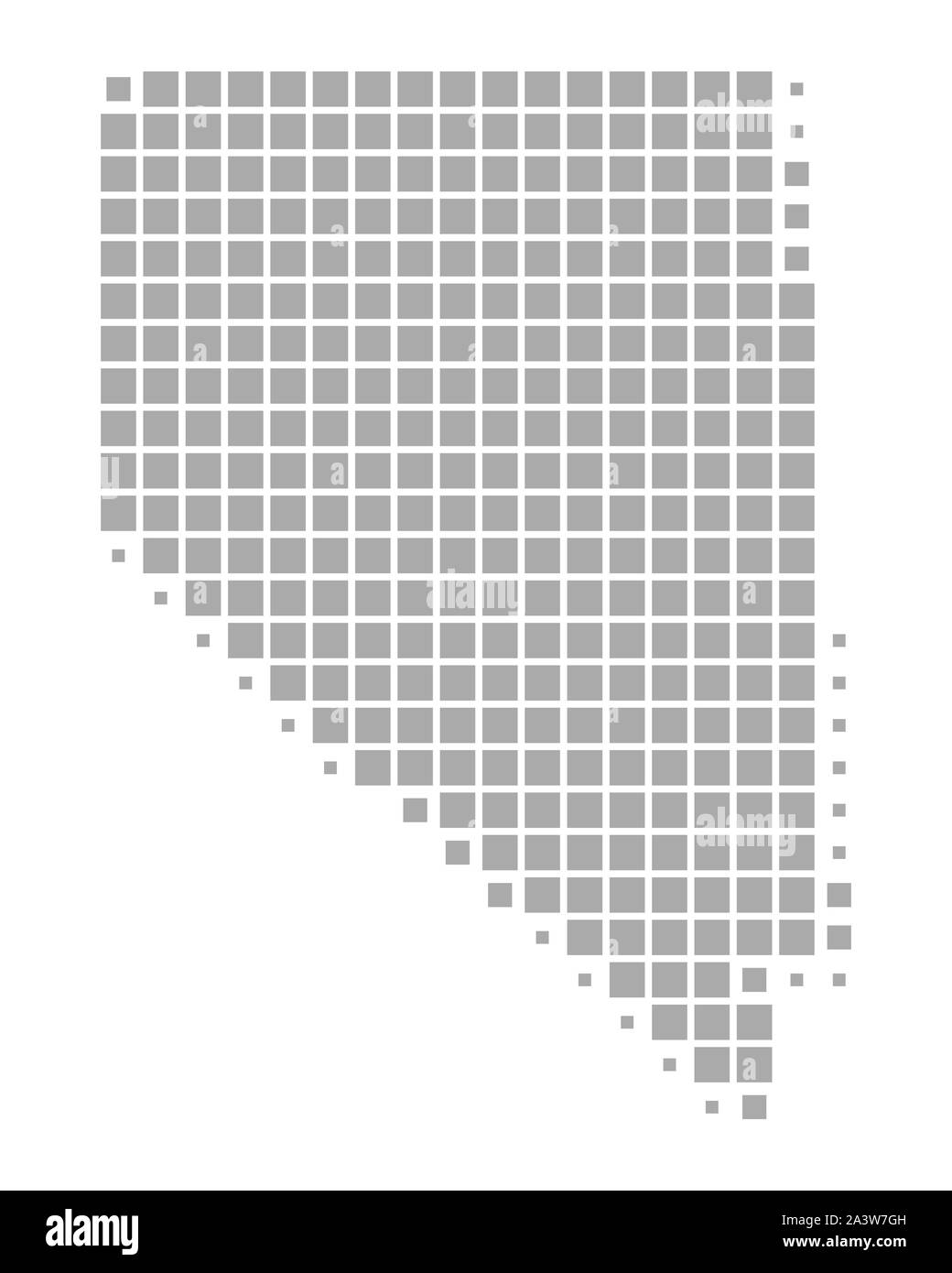 Map of Nevada Stock Photo - Alamy