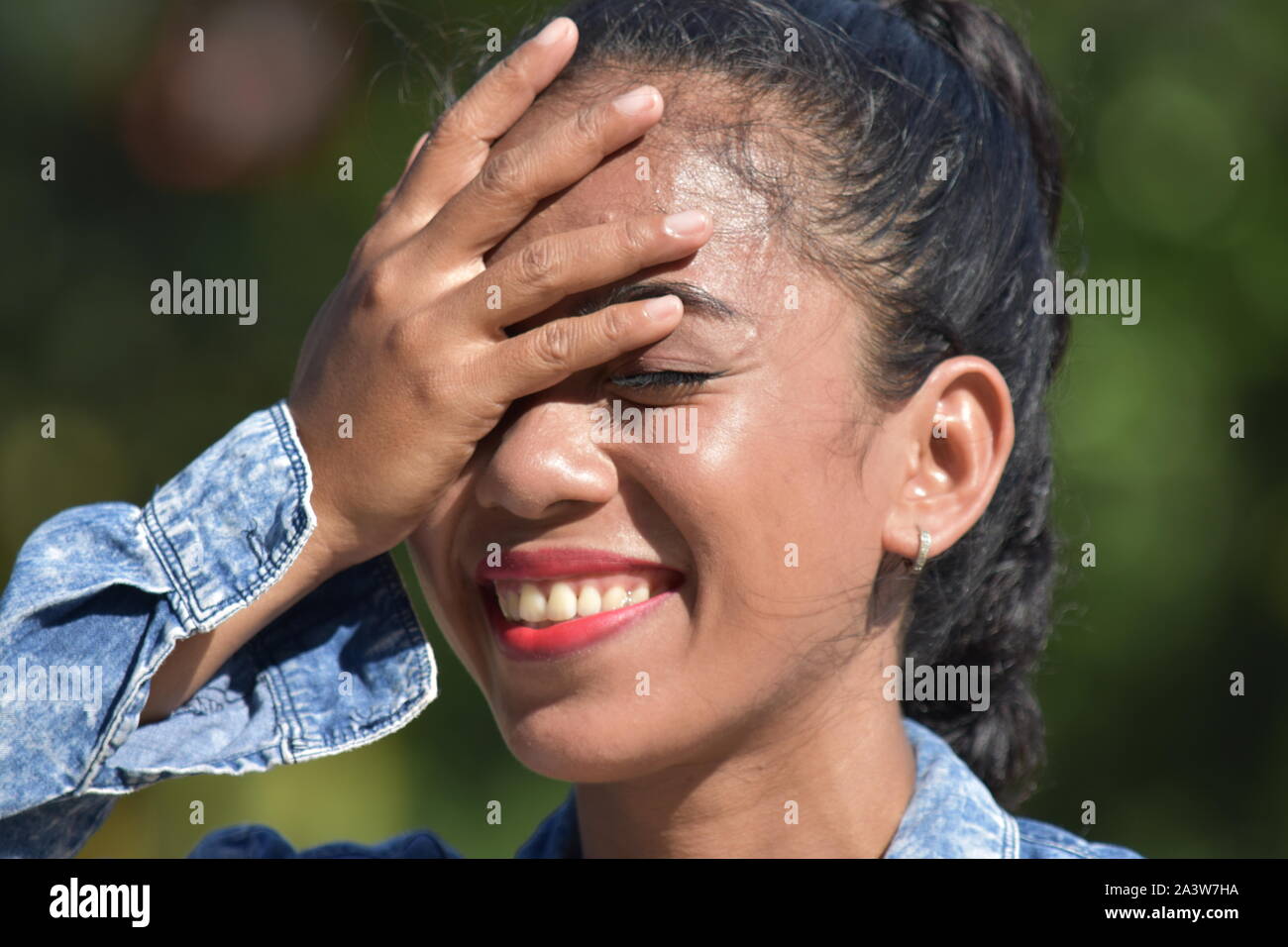 Woman And Memory Loss Stock Photo - Alamy
