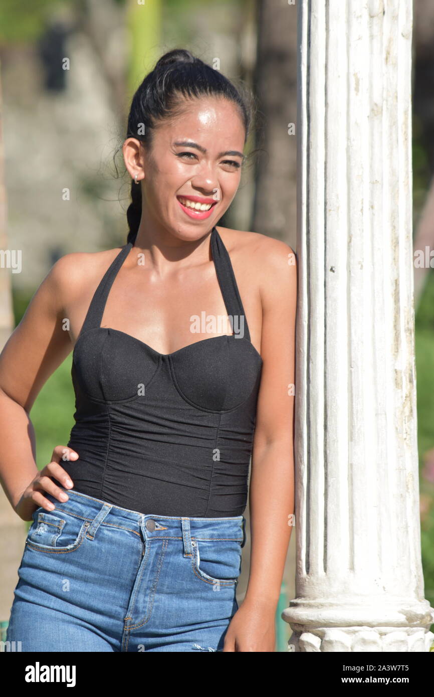 Happy Asian Female Stock Photo - Alamy