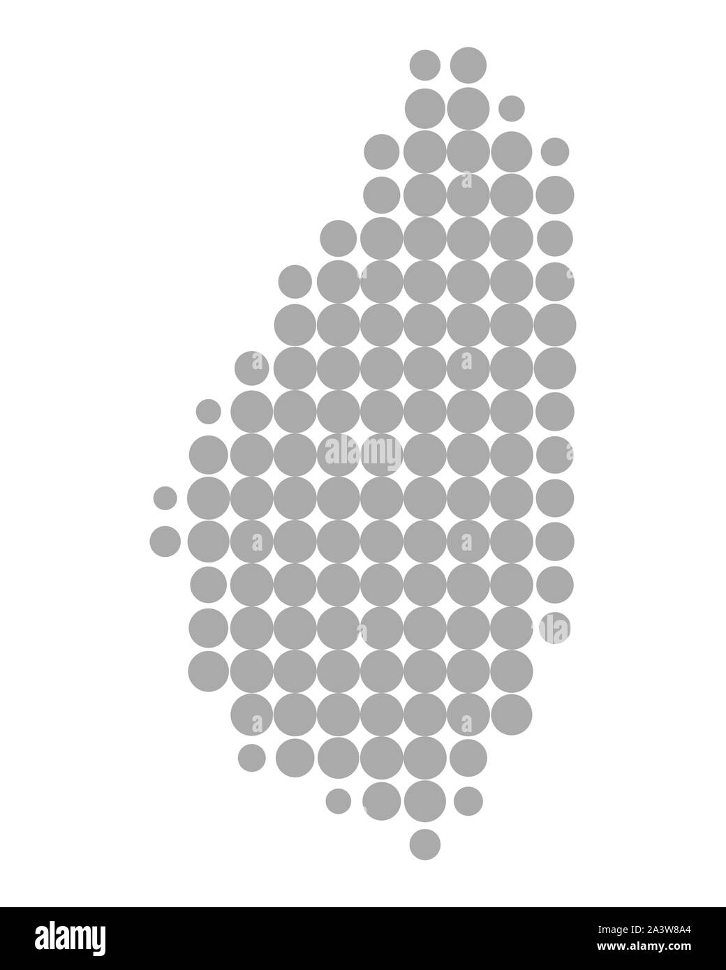 Map of Saint Lucia Stock Photo - Alamy