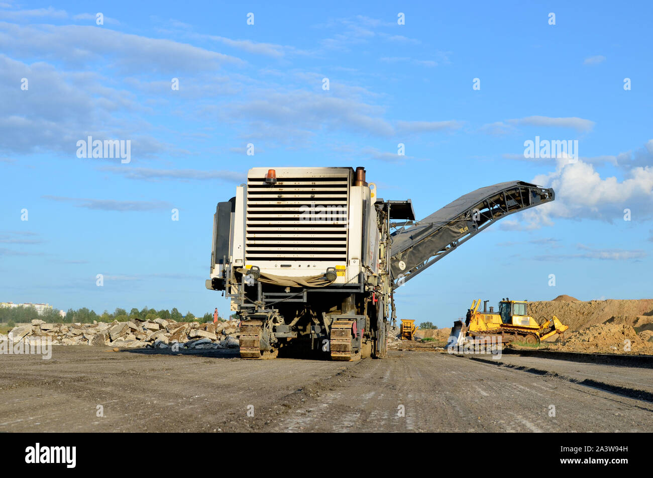 Cold milling machines are used for the quick, highly efficient removal ...