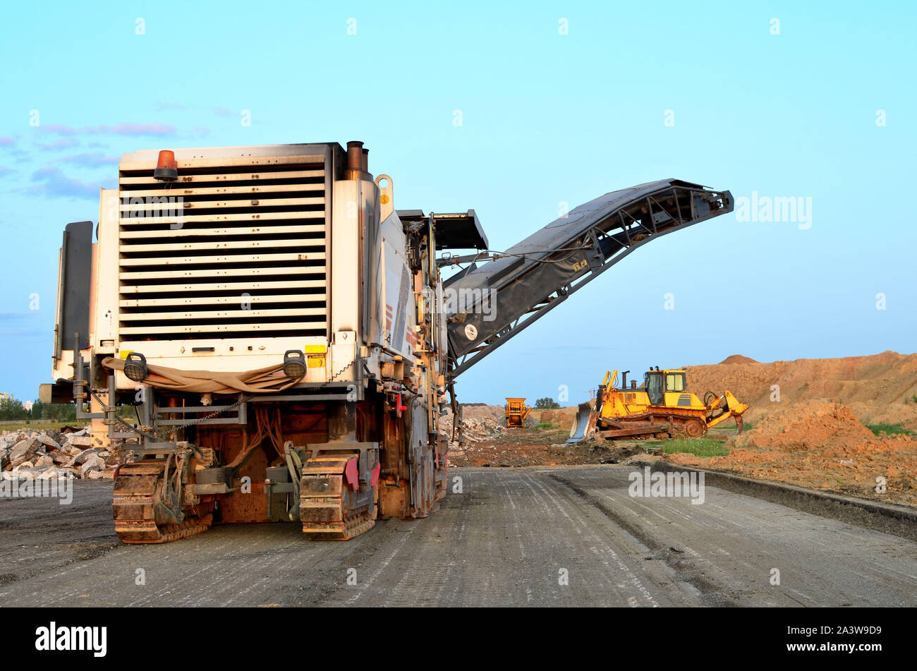 Cold milling machines are used for the quick, highly efficient removal ...