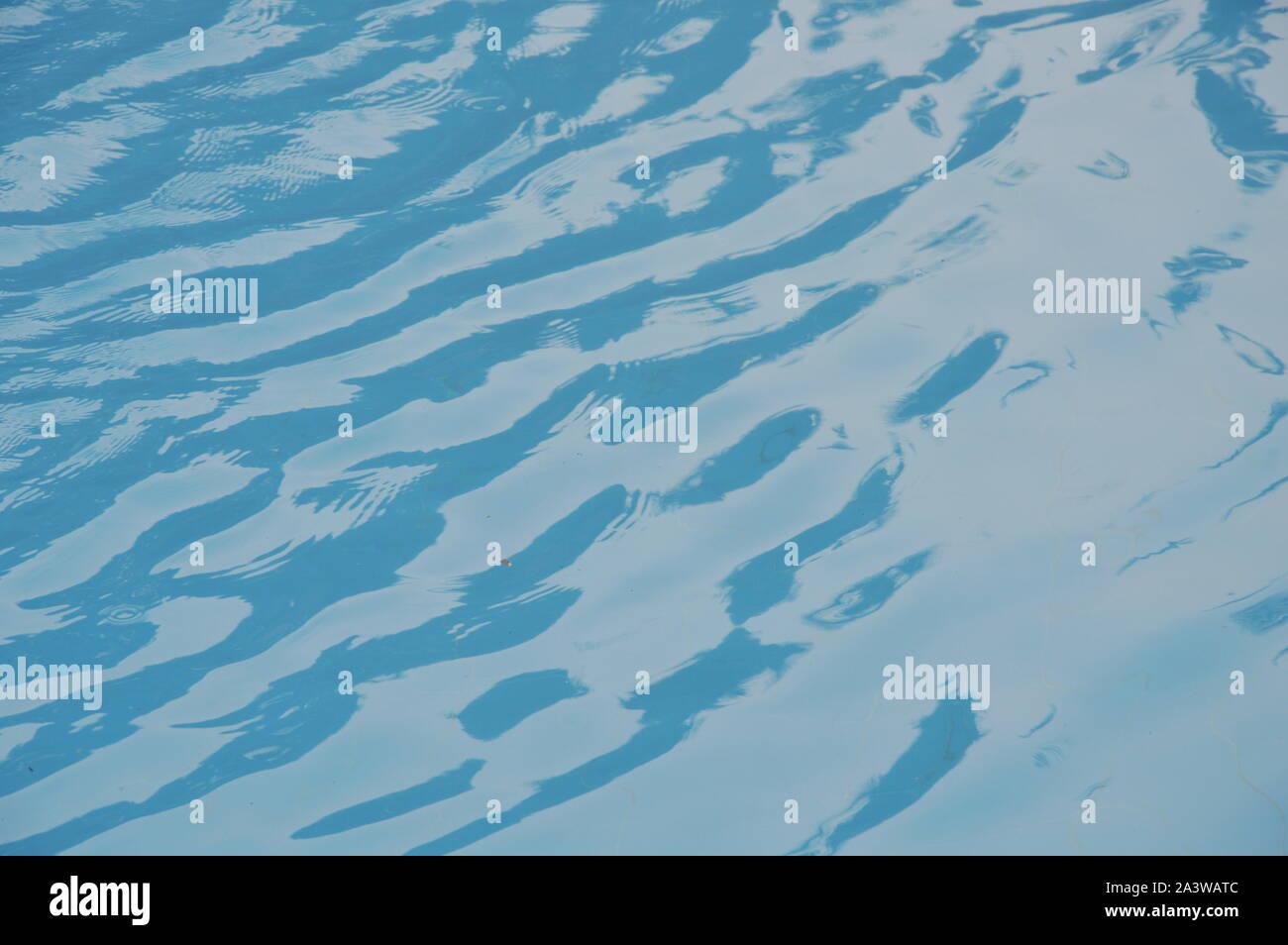 water wave ripple in blue tile pool Stock Photo - Alamy