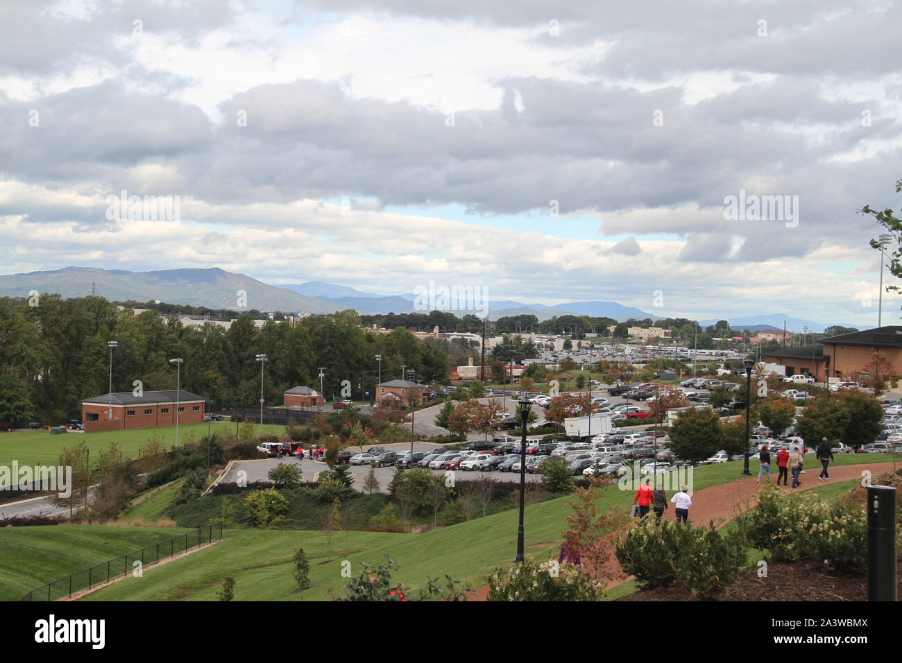 Lynchburg, VA, USA. View of the Liberty University campus Stock Photo ...