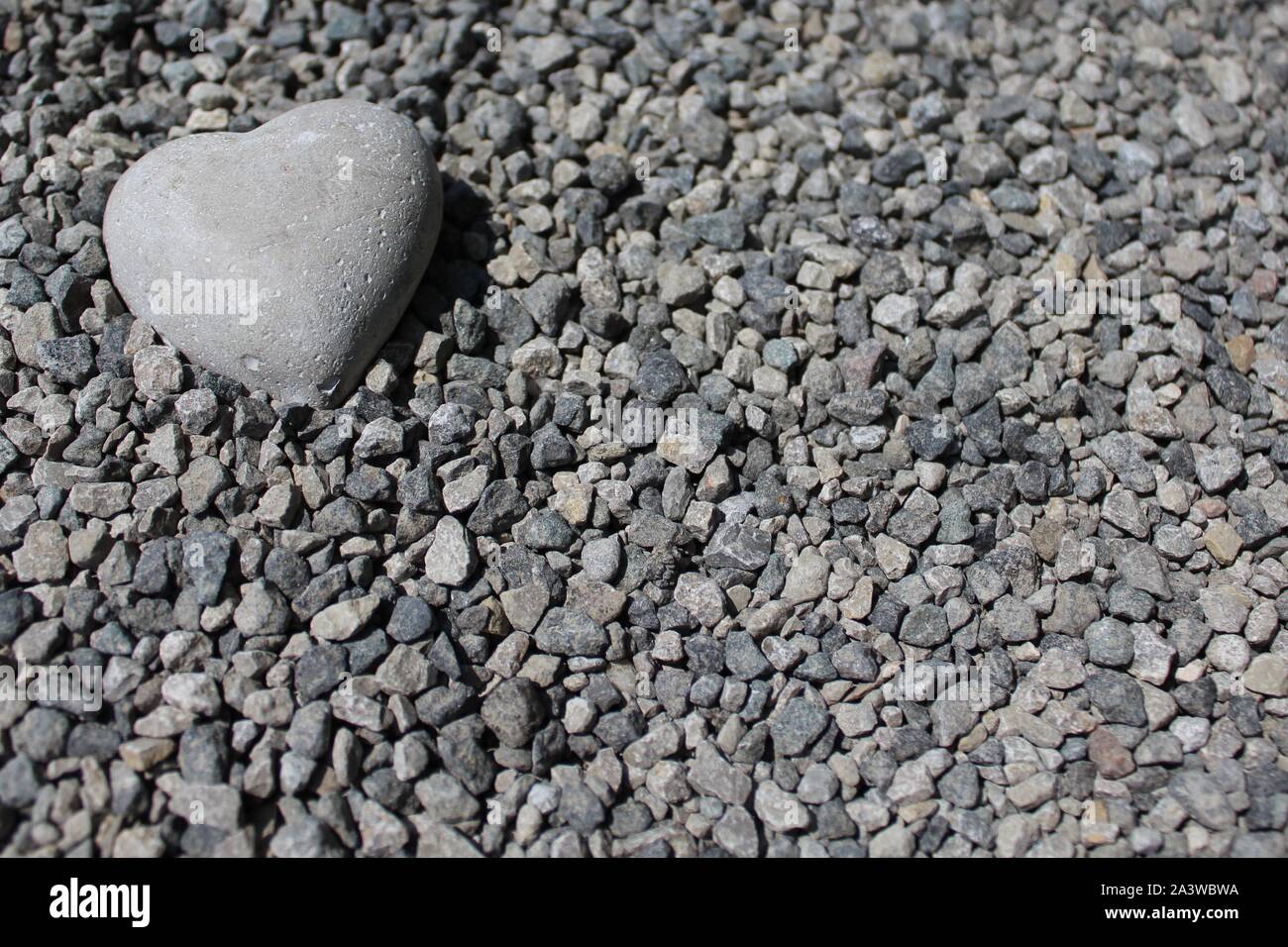 The picture shows a heart of stone Stock Photo - Alamy
