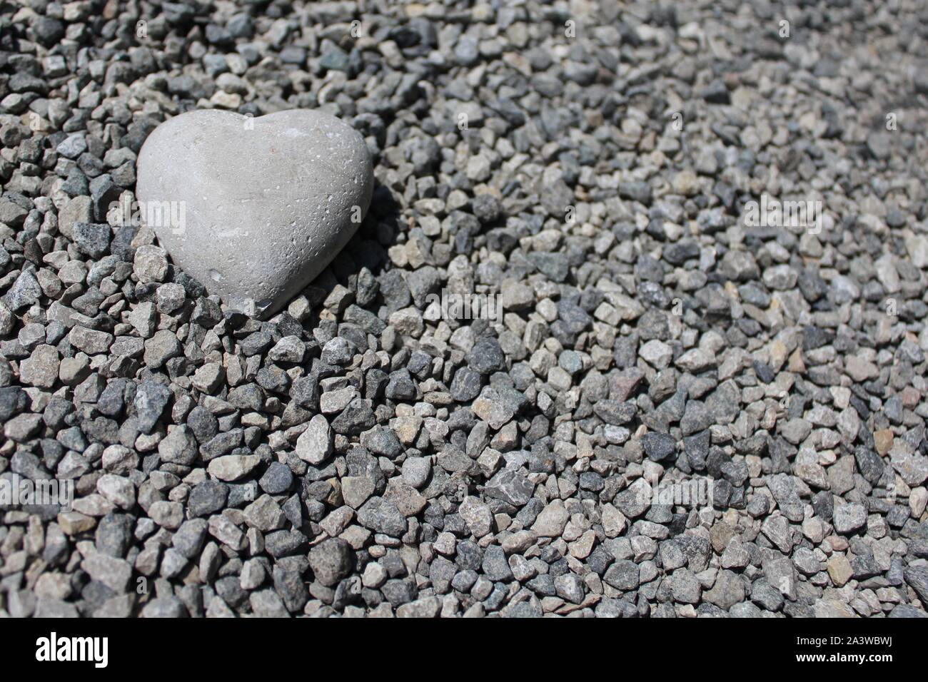 The picture shows a heart of stone Stock Photo - Alamy