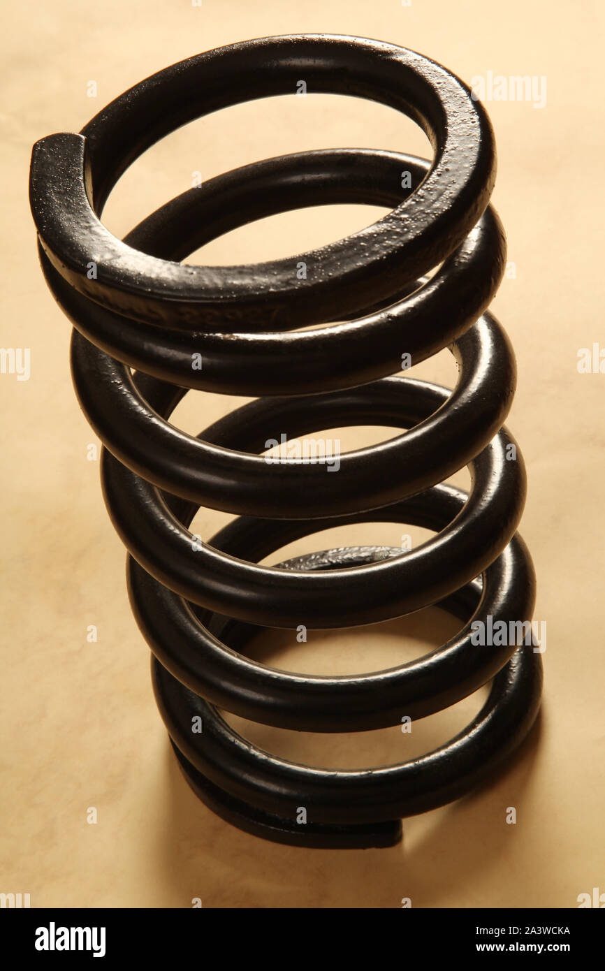 new metal springs texture background Stock Photo - Alamy