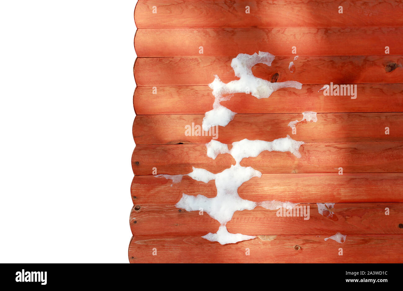 wooden log wall texture background Stock Photo - Alamy