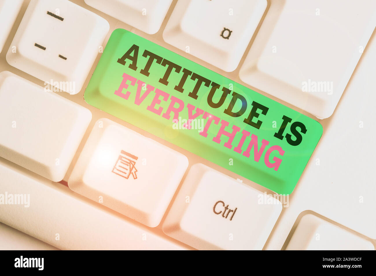 Handwriting text writing Attitude Is Everything. Conceptual photo ...