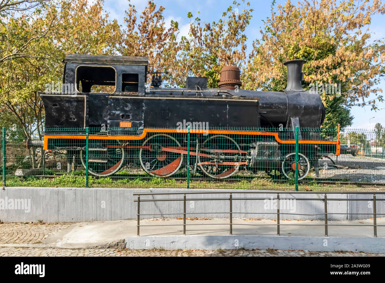 Steam engine railway museum turkey hi-res stock photography and images ...