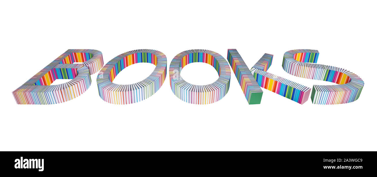 Pink green blue and orange letters Cut Out Stock Images & Pictures - Alamy