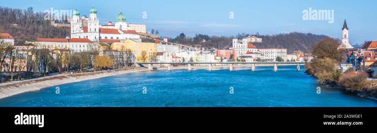 Passau skyline blue sky hi-res stock photography and images - Alamy