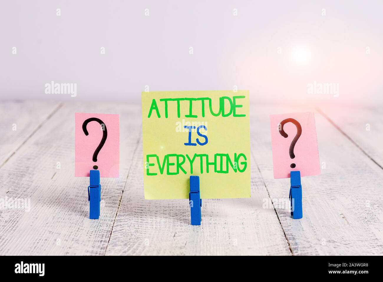 Conceptual hand writing showing Attitude Is Everything. Concept meaning ...