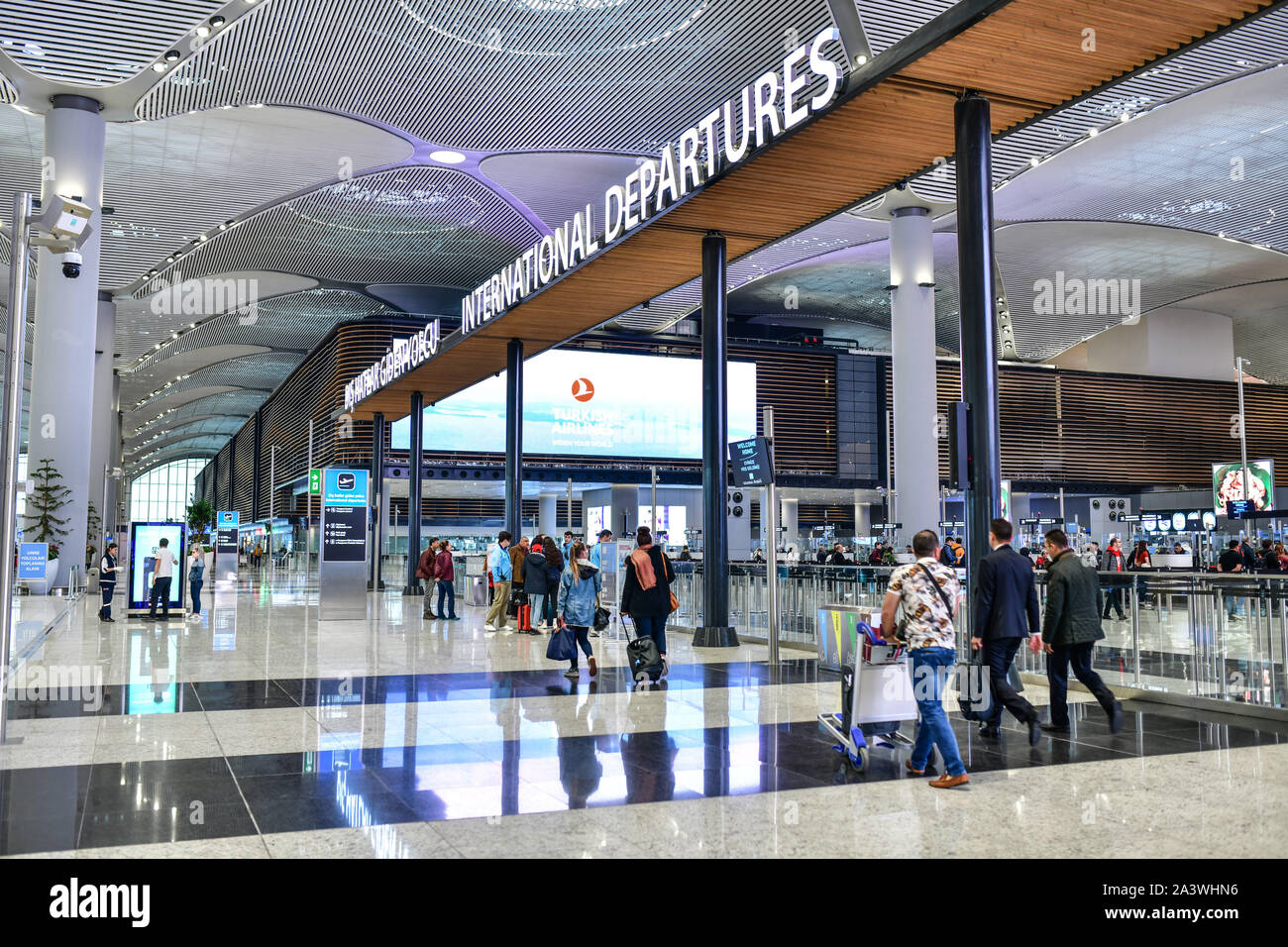 Turkey. Istanbul Ataturk Airport, inaugurated by Turkish President Recep Tayyip Erdogan on 29 ...