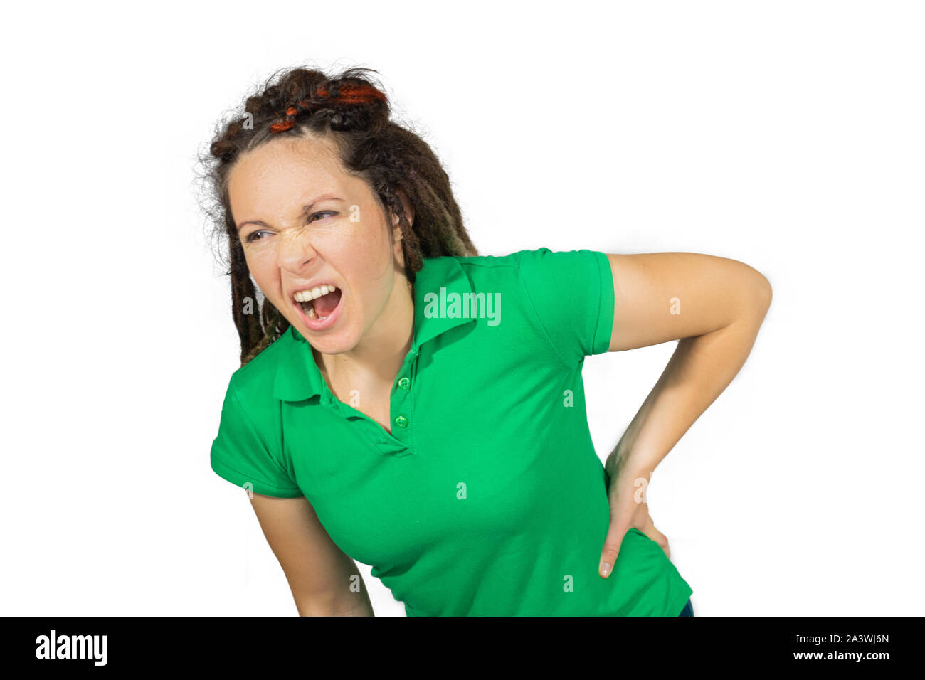 Female back muscles hi-res stock photography and images - Alamy