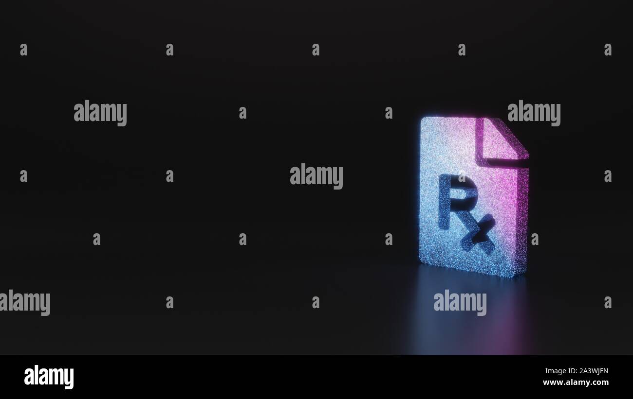 glitter neon violet pink ombre symbol of paper with bent corner and ...