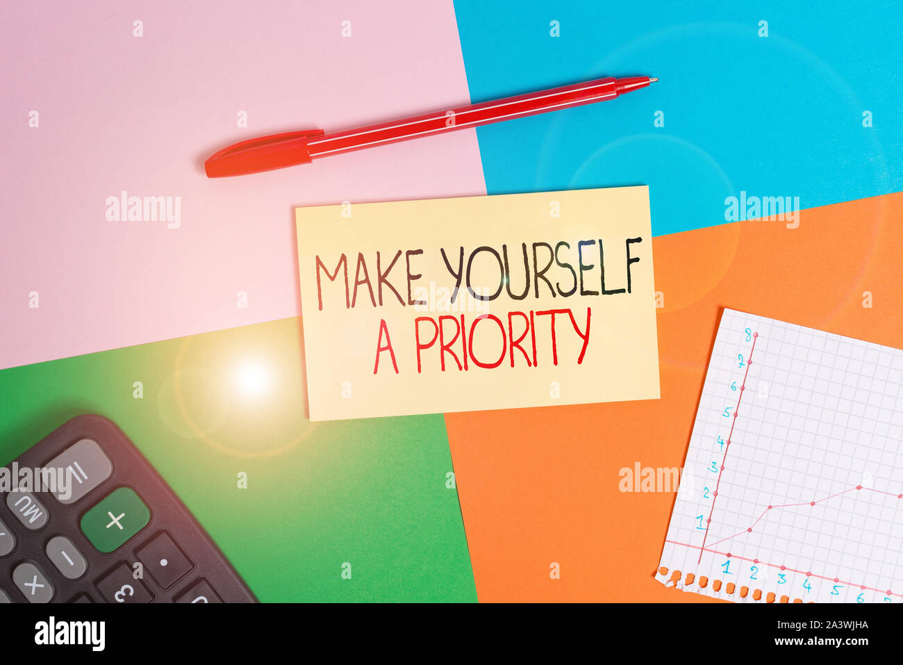Word writing text Make Yourself A Priority. Business photo showcasing ...