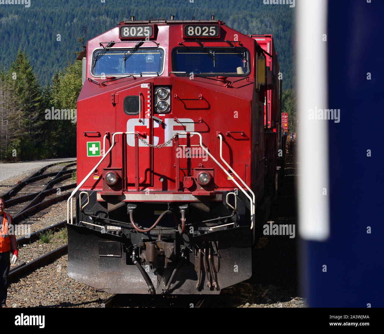 Rocky mountaineer locomotive hi-res stock photography and images - Alamy