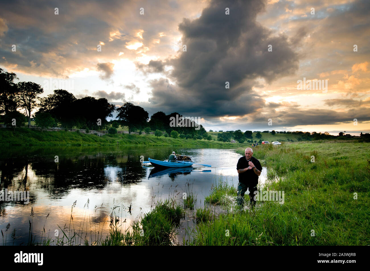 River Tweed salmon fishing at Canny in 2008 which would be the last ...