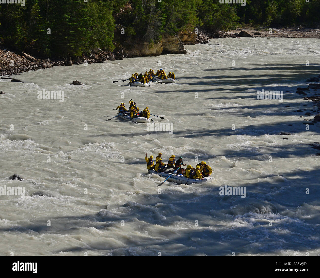 Rafting banff hi-res stock photography and images - Alamy
