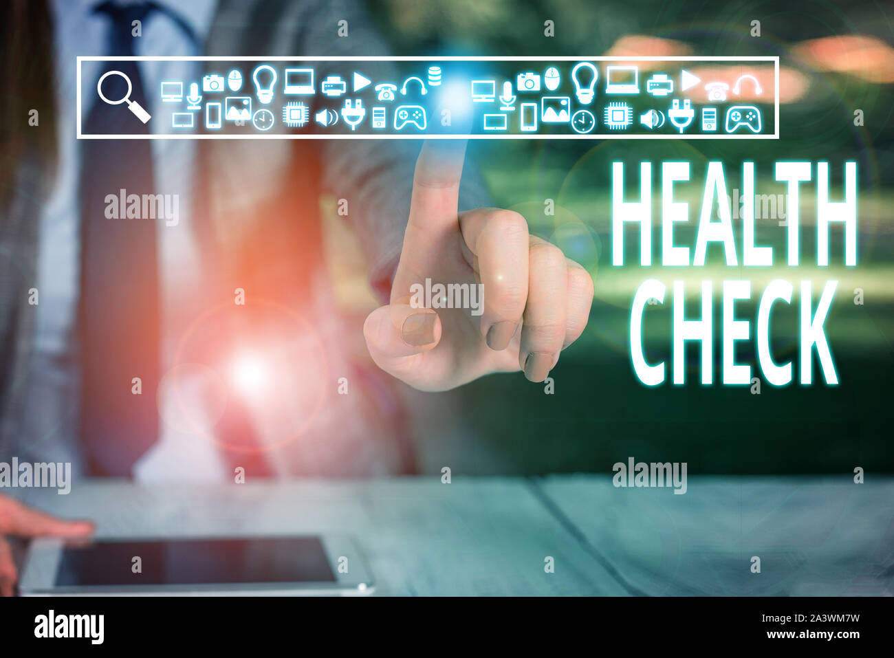 Writing note showing Health Check. Business concept for thorough ...