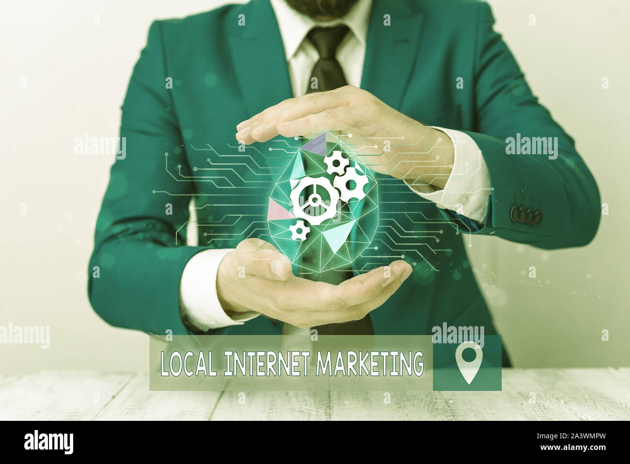 Conceptual hand writing showing Local Internet Marketing. Concept ...